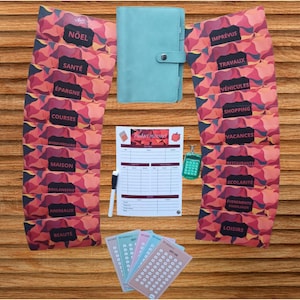 GREEN Budget Agenda Pack "table" Theme - Organizing Finances - Shipping by Tracked Colissimo - Etsy