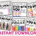 Back to School Gift Tags / Printable / Instant Download/ Teacher ...