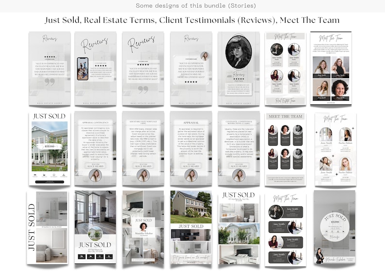 Real Estate Social Media Template Realtor Social Media Guide - Etsy