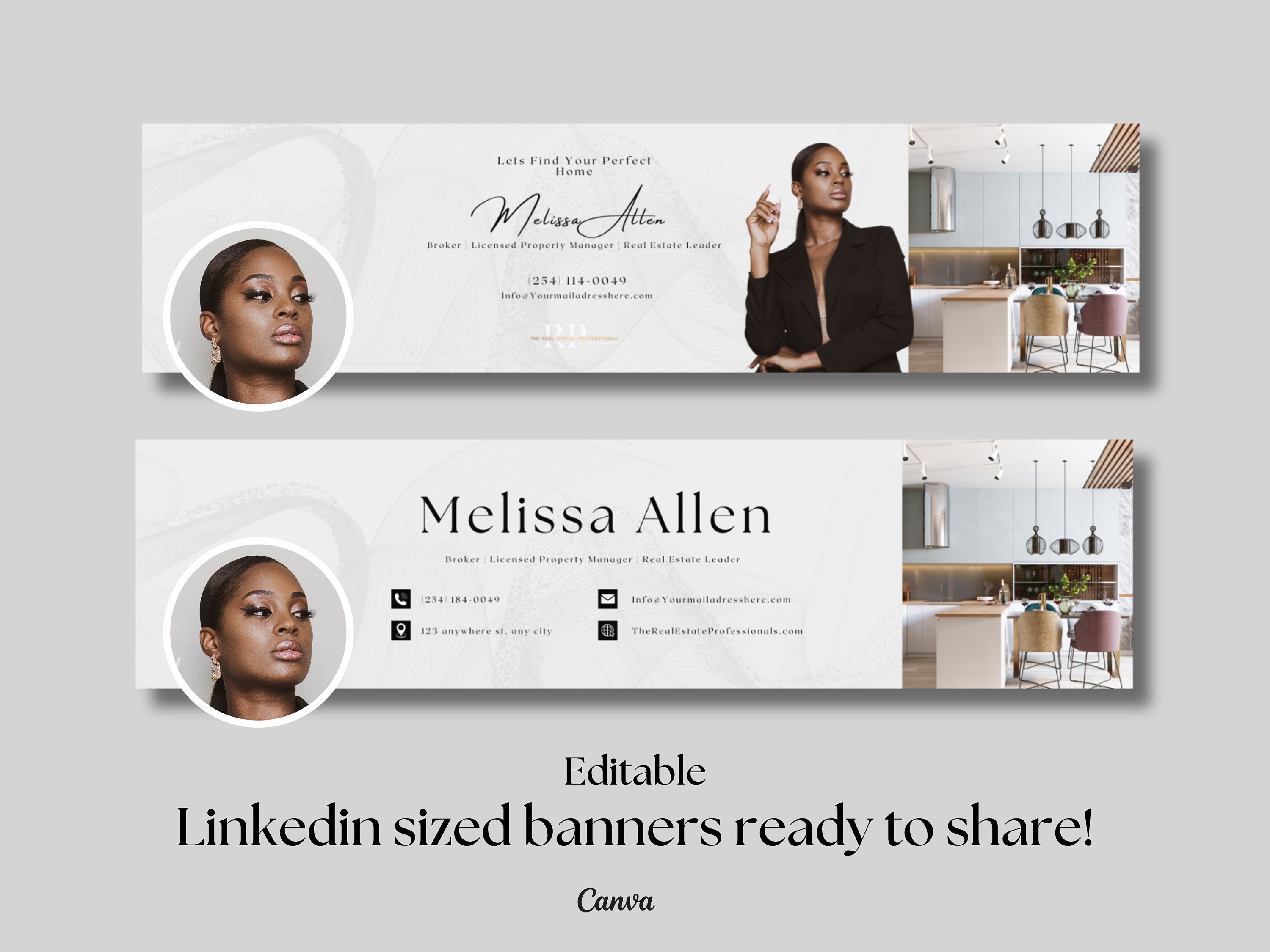 Linkedin Banners | Real Estate Linkedin Banners | Realtor Banner ...