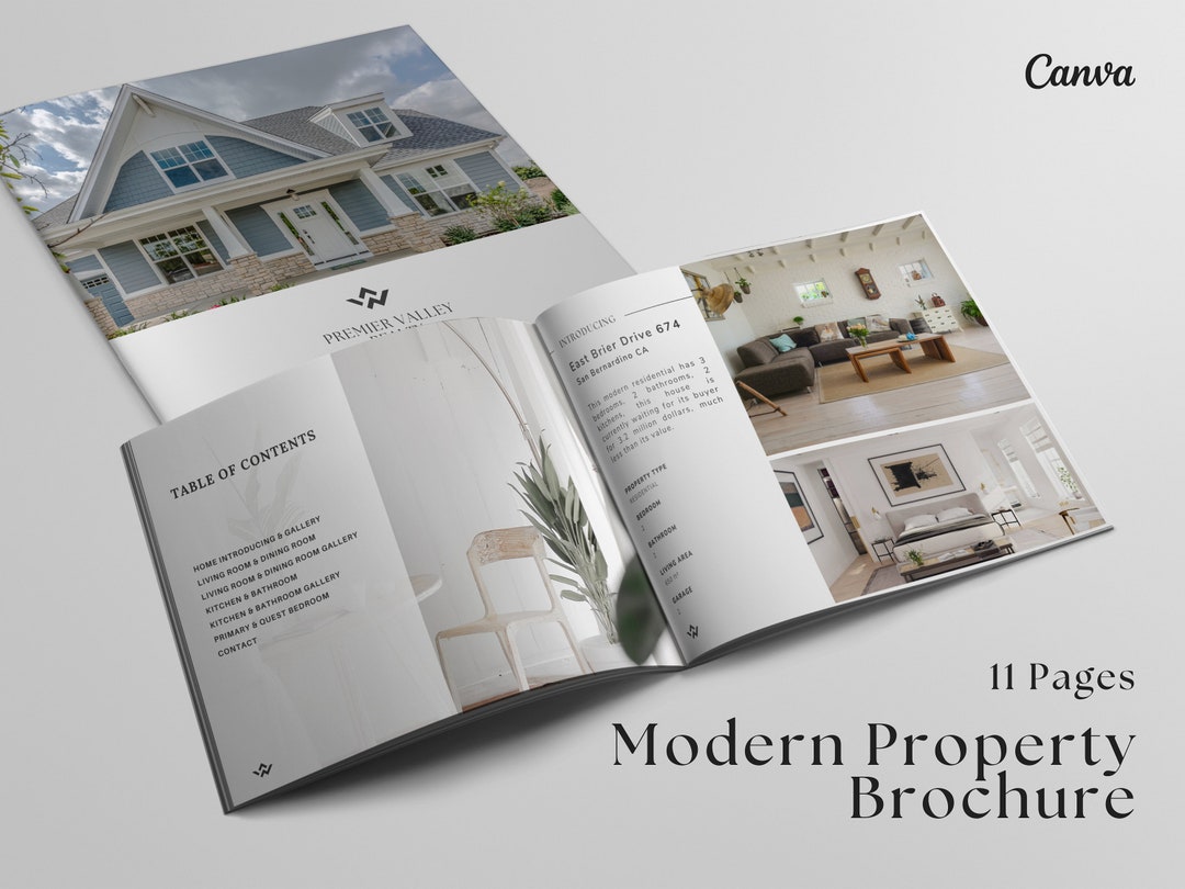 Modern Property Brochure | Real Estate Property Magazine| Open House ...
