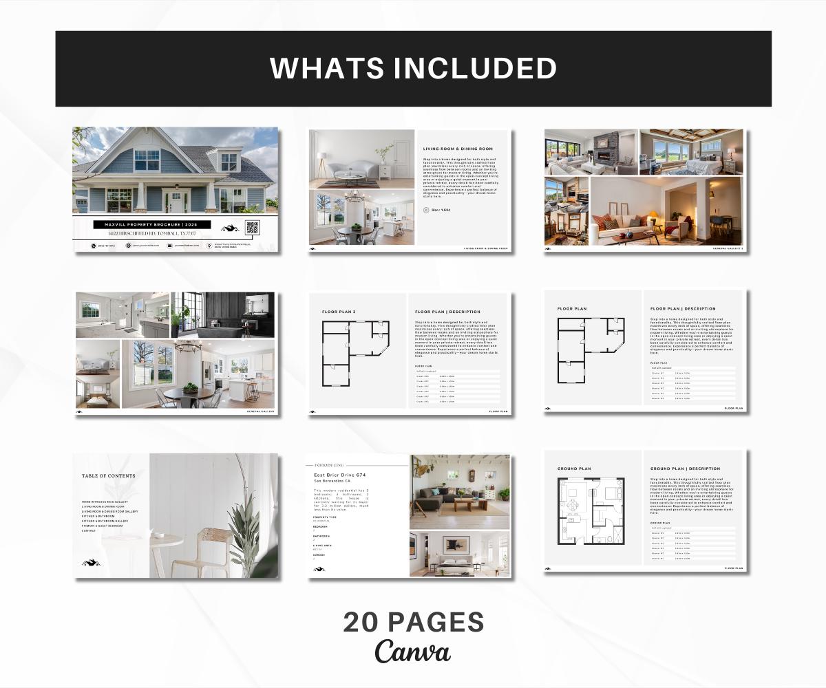 Modern Property Brochure | Real Estate Property Magazine| Open House ...