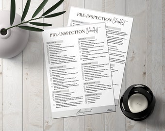 Pre-inspection Checklist, Home Seller Checklist, Seller Packet ...