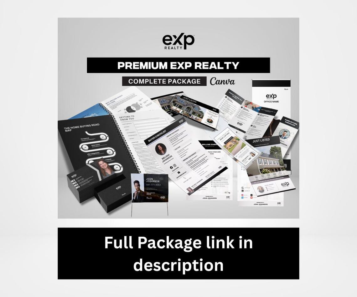 EXP REALTY Real Estate Flyer Template | Editable in Canva | Just Listed ...