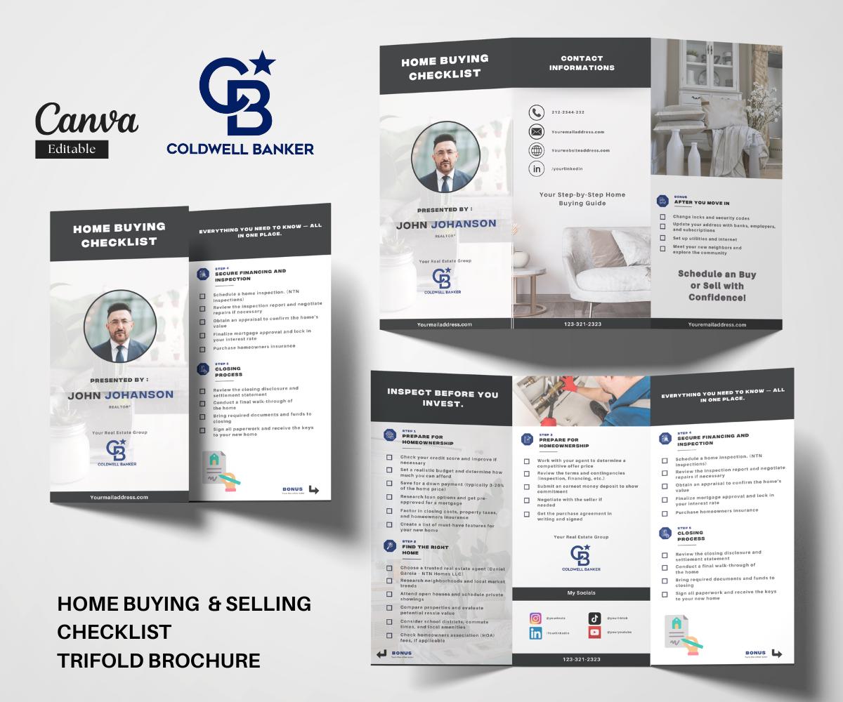 Coldwell Banker Real Estate Marketing Bundle | Blue Templates | Sellers ...