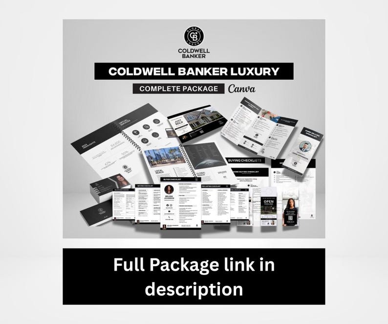 25 Black & White Luxury Real Estate Postcards | Coldwell Banker ...