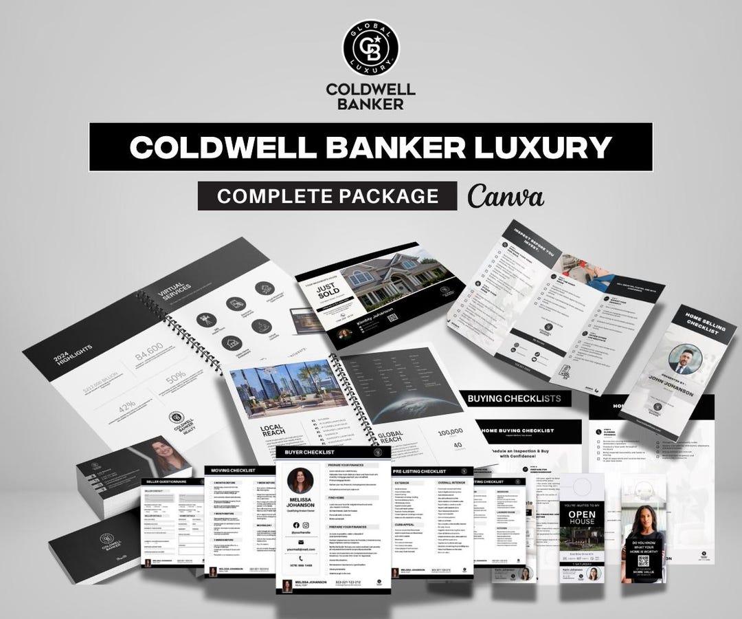 Coldwell Banker Luxury Real Estate Marketing Bundle | Sellers & Buyers ...
