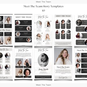 Meet the Team Story Template | Meet the Team Stories | Meet the Team ...