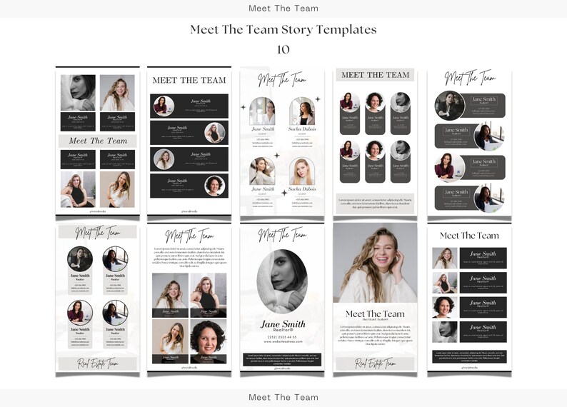 Meet the Team Story Template | Meet the Team Stories | Meet the Team ...