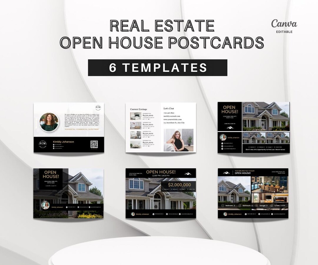 Open House Postcards | Open House Template | Premium Quality Postcards ...