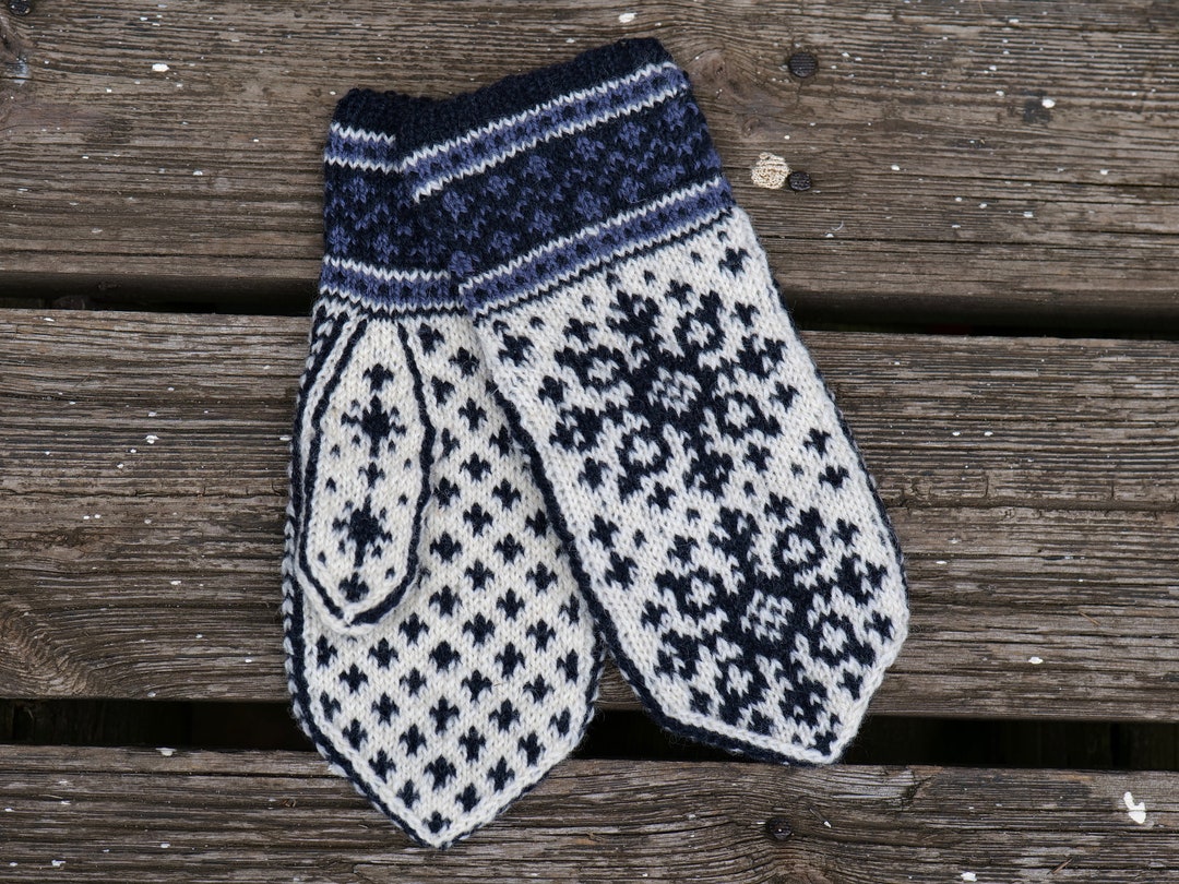 Norwegian Mittens Knitting Pattern: Østavind Winter Design (PDF Pattern ...