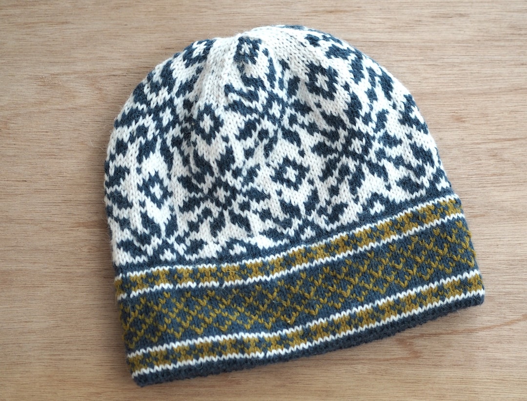 Sonnavind Hat Knitting Pattern, Norwegian Colorwork Beanie (PDF Pattern ...