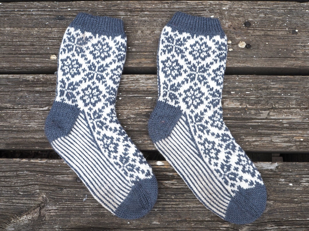 KNITTING PATTERN *sirius Socks* Sockpattern for Norwegian Knitted Socks ...