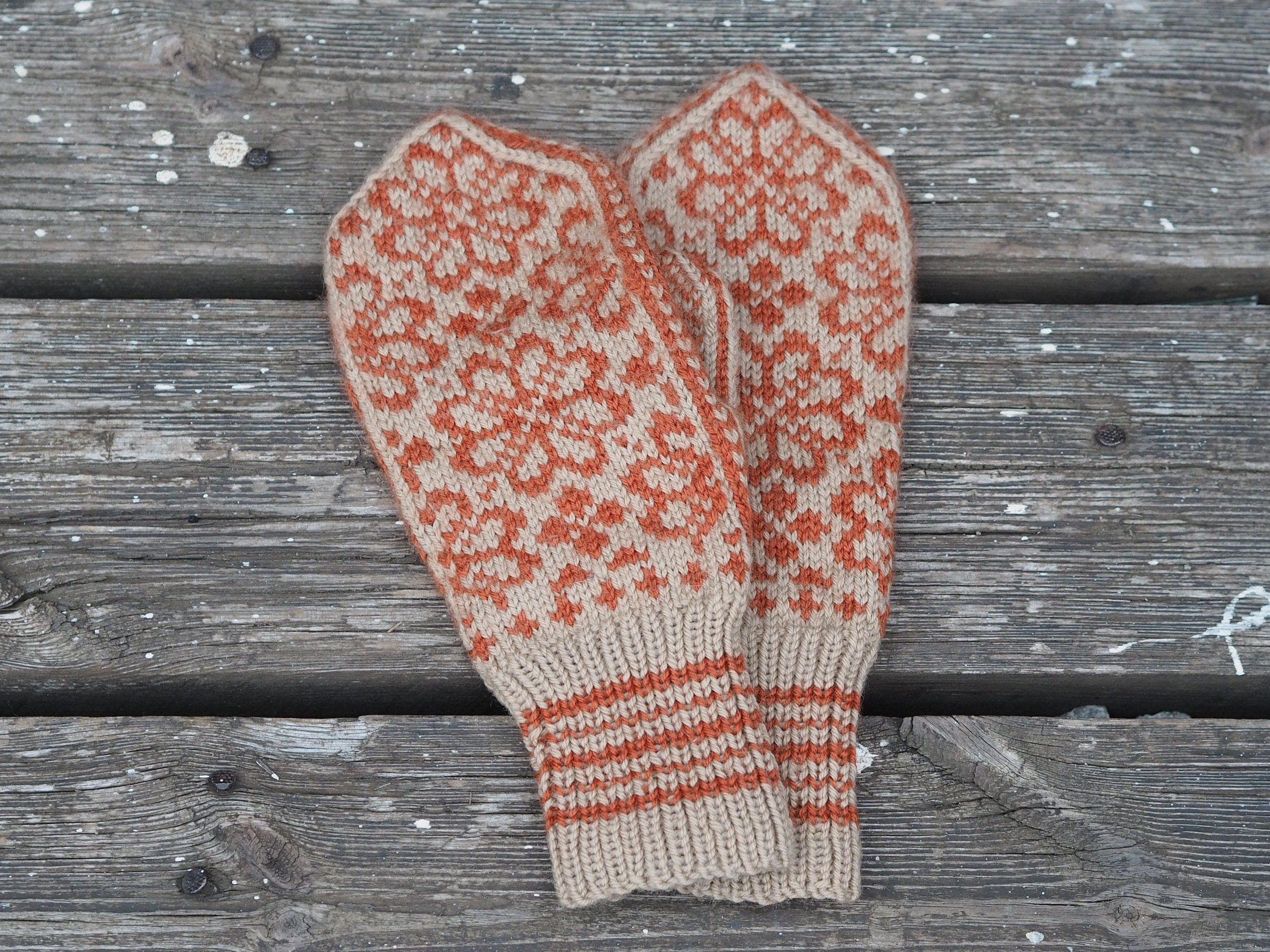 KNITTING PATTERN vestavind Mittens Pattern for Norwegian - Etsy Australia