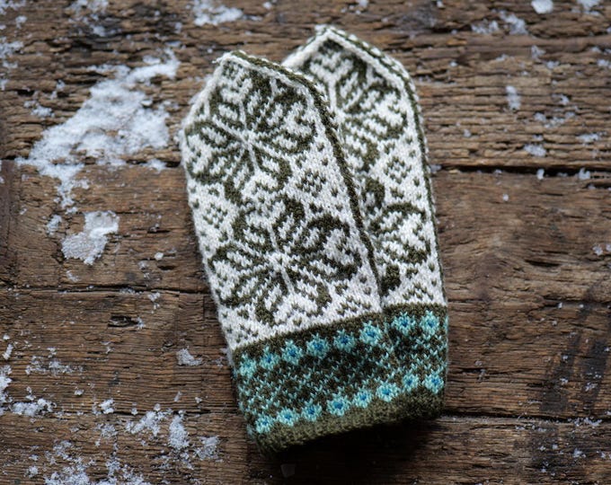 PDF Pattern Norwegian Beauty Knit Mittens - Etsy Canada