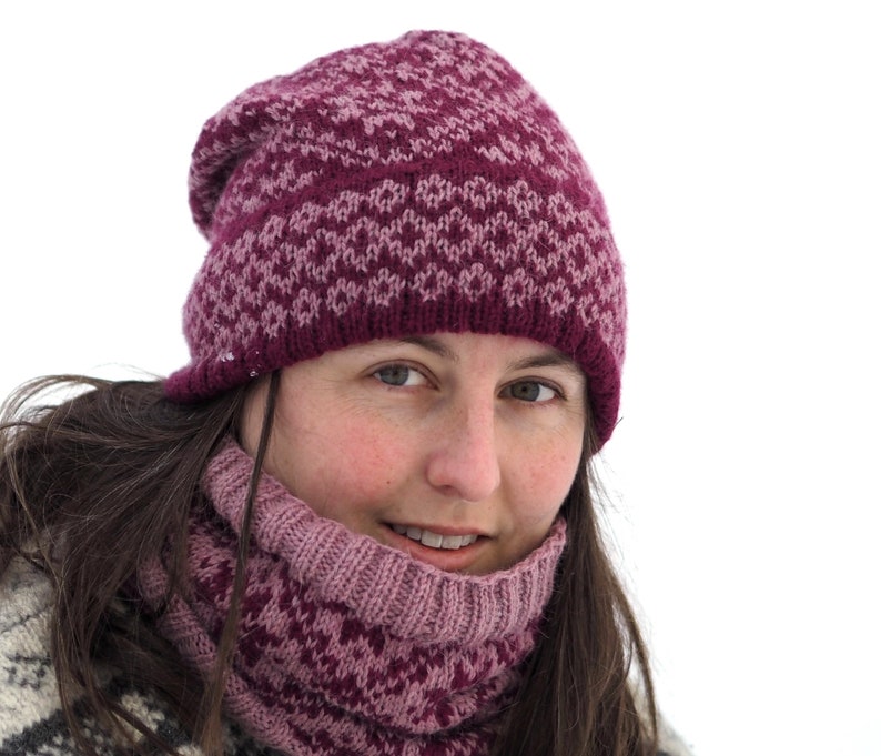 KNITTING PATTERN west of the Moon Hat Pattern for Norwegian - Etsy