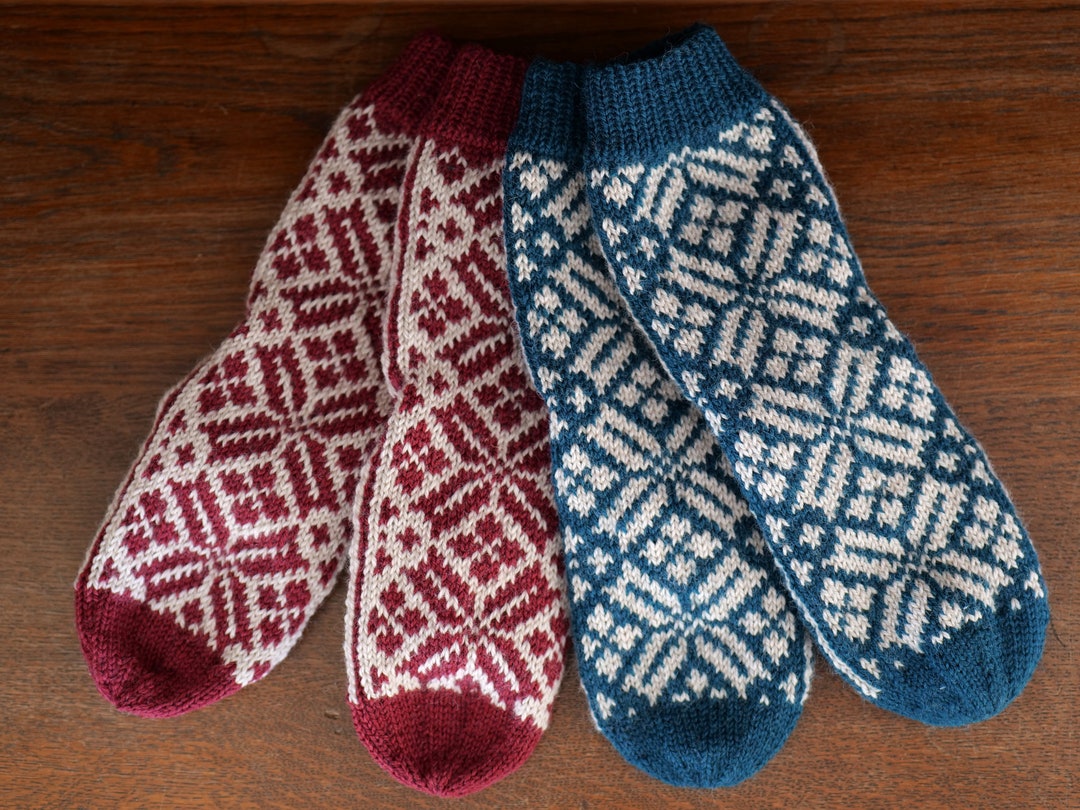 KNITTING PATTERN *bellatrix Socks* Sockpattern for Norwegian Style ...