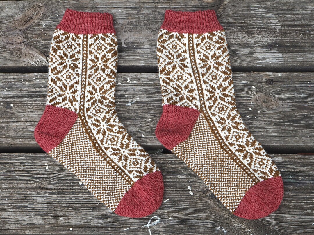KNITTING PATTERN *arcturus Socks* Sockpattern for Norwegian Knitted ...