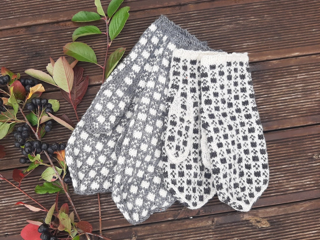 Midtskogen Mittens Knitting Pattern: Norwegian Design (PDF Pattern) - Etsy