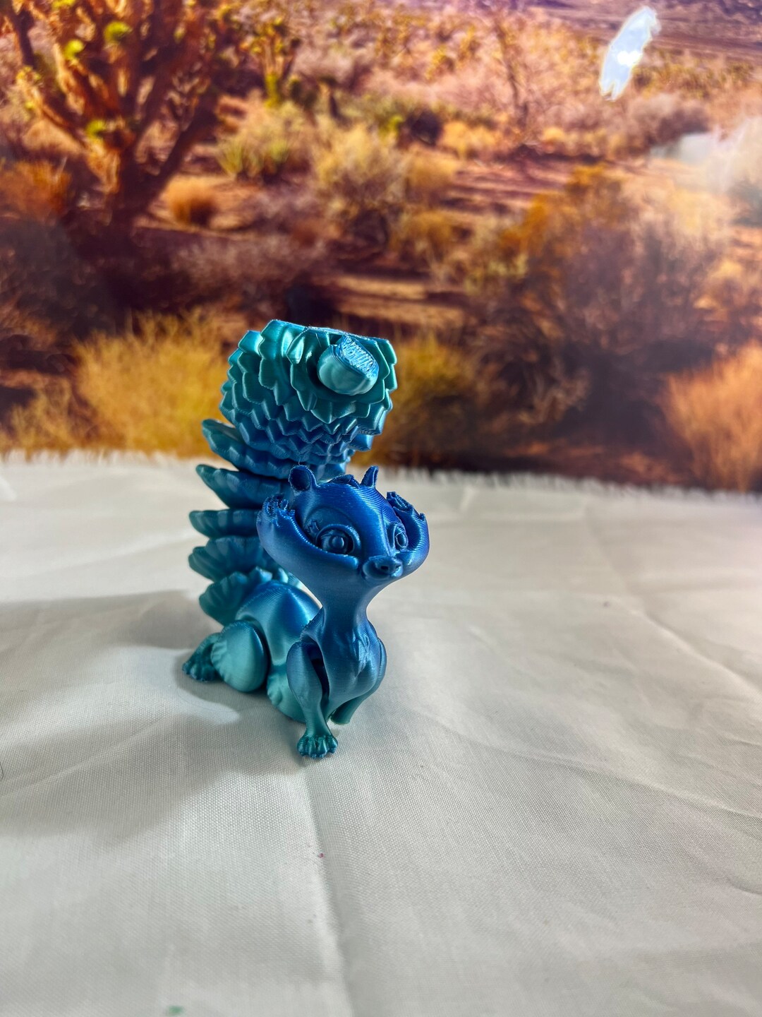 3D Printed Custom Flexible Squirrel - Etsy