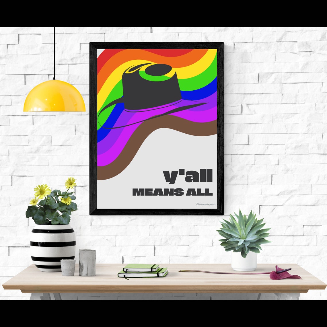 DONATION INCLUDED 4 Pride Posters we All Belong - Etsy