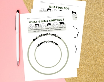 In My Control Worksheets - Etsy