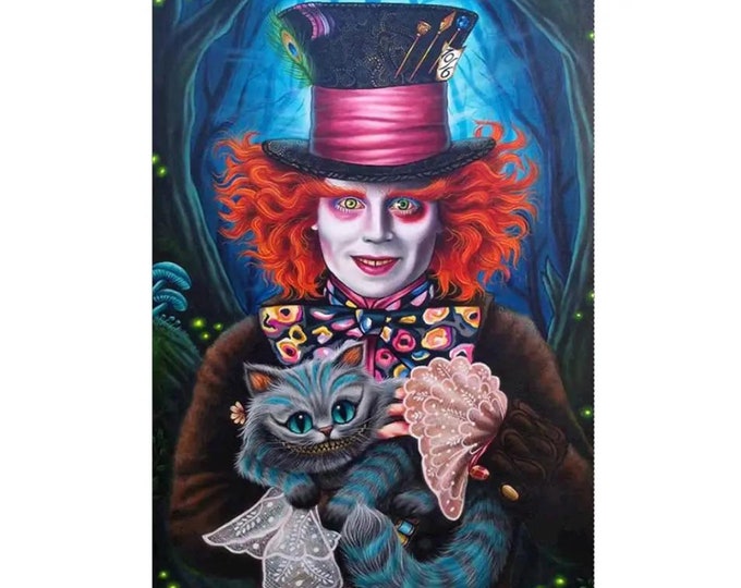 Diamond Painting Kit-the Mad Hatter Do It Yourself Diamond Painting ...