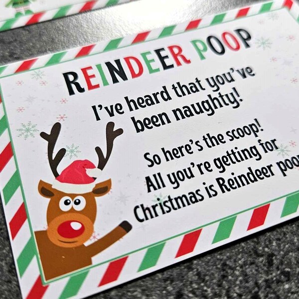 Reindeer Poop - Etsy