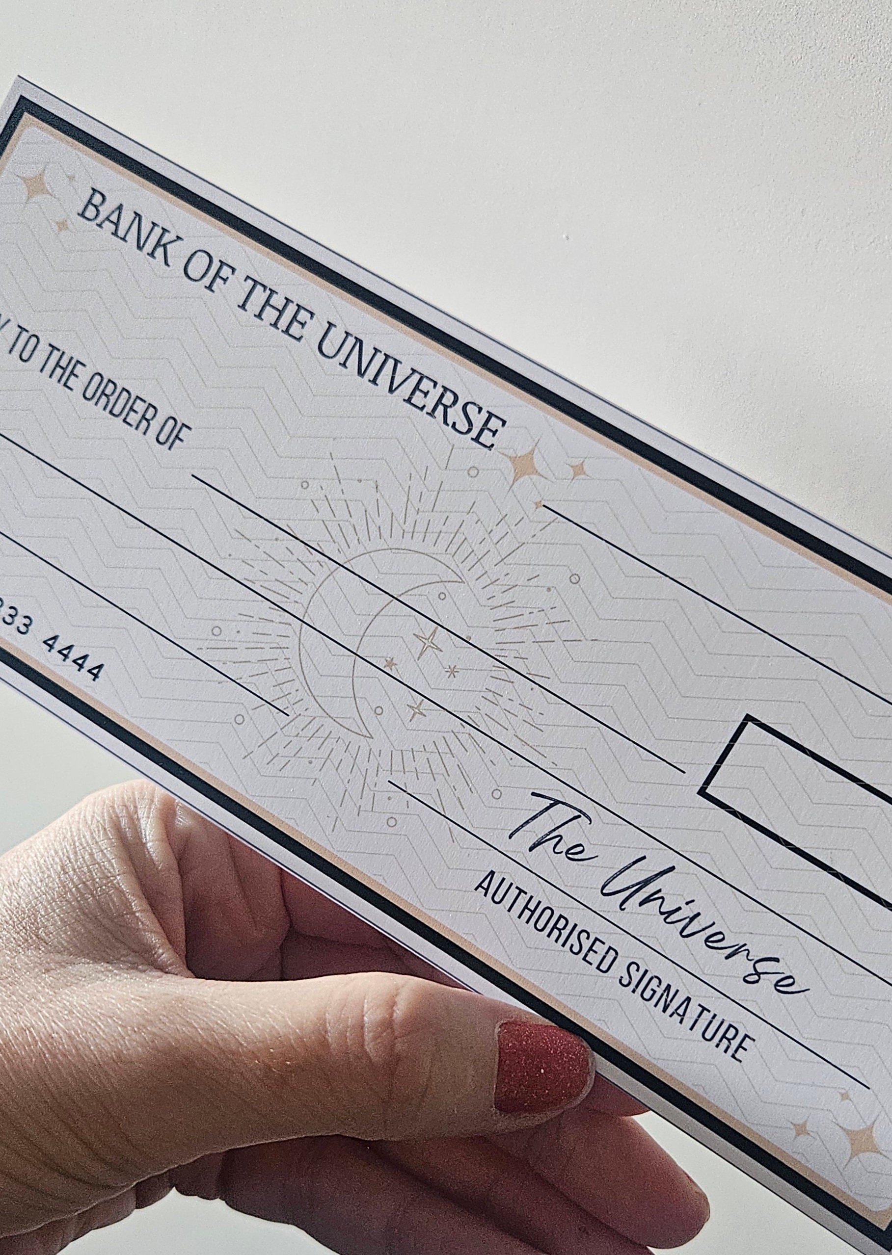 Printable Money Manifesting Blank Checks, 3 Cheques, Law of Attraction ...
