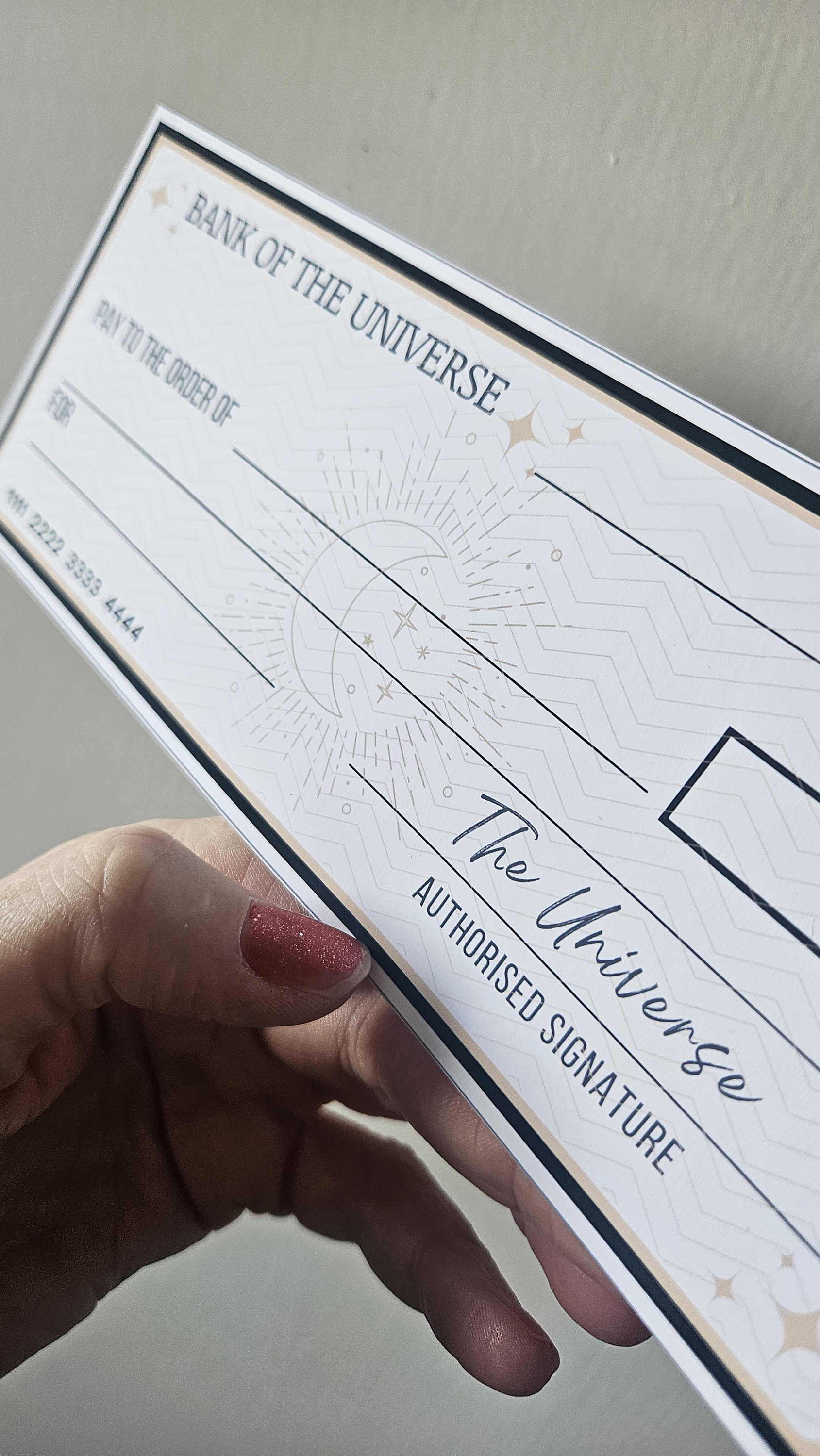 Printable Money Manifesting Blank Checks, 3 Cheques, Law of Attraction ...