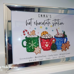 Editable and Printable Hot Chocolate Station Sign, Hot Chocolate ...