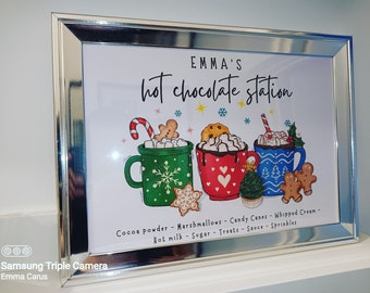 Editable and Printable Hot Chocolate Station Sign Hot - Etsy