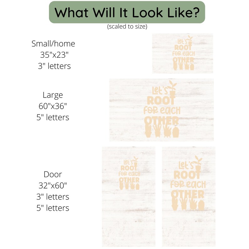 Plant Bulletin Board Kit Let's Root for Each Other - Etsy