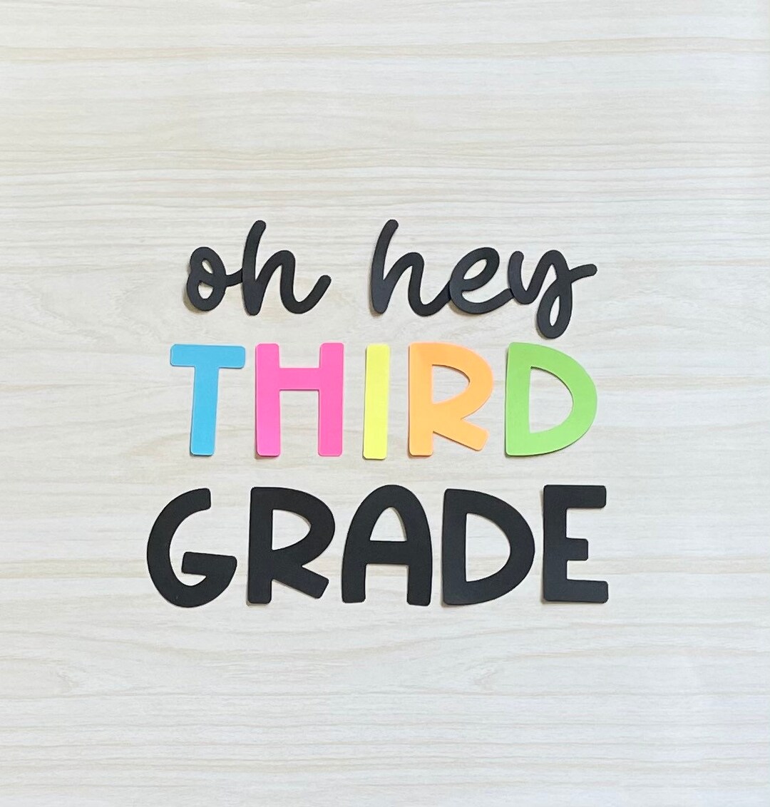 Back to School Bulletin Board Kit - Custom Grade Bright Colors - Pre ...