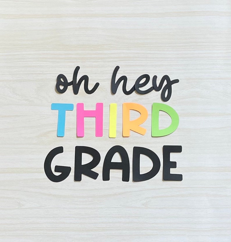 Back to School Bulletin Board Kit - Custom Grade Bright Colors - Pre ...