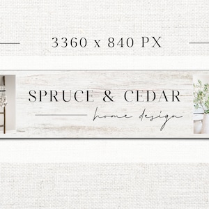 Etsy Banner Template Editable in Canva, Etsy Photo Cover Template, Etsy ...