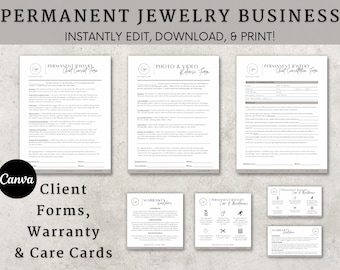Permanent Jewelry Business Starter Kit, Permanent Jewelry Warranty Care ...