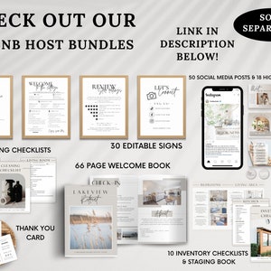 Welcome Sign for Airbnb Hosts, Wifi QR Code Sign, Guest Arrival Poster ...