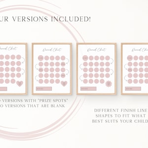 Printable Adult Reward Chart, Pink Behavior Chart, Daily Chore Chart ...