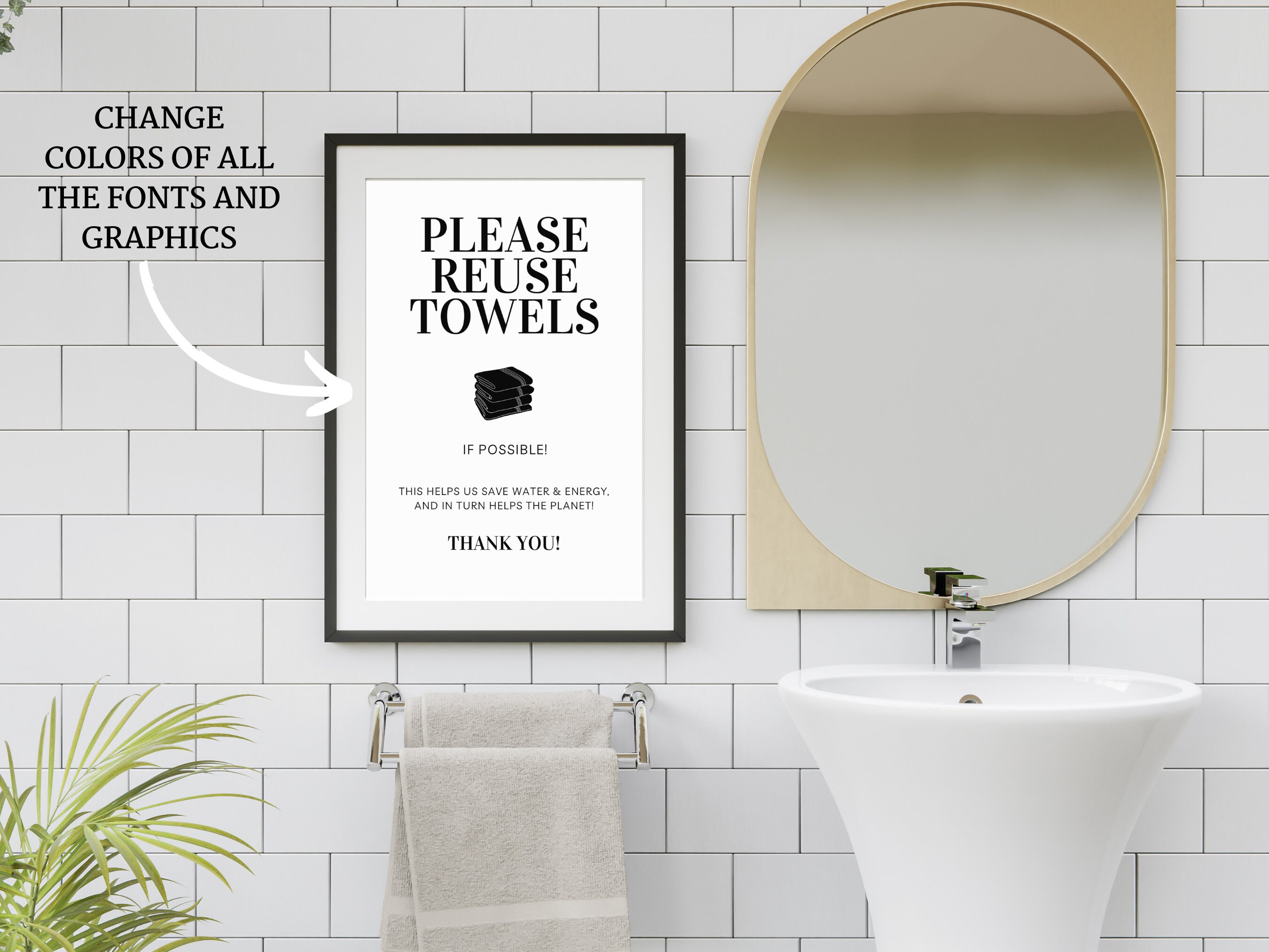 Airbnb Sign Bundle Template Eco Friendly Airbnb Signage - Etsy