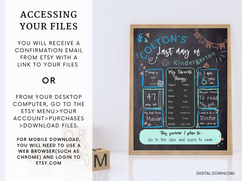 Editable First Day of School Sign Reusable Chalkboard School Sign ...