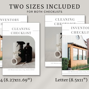 Airbnb Guest Turnover Binder Template, Checklist Template Cleaning ...