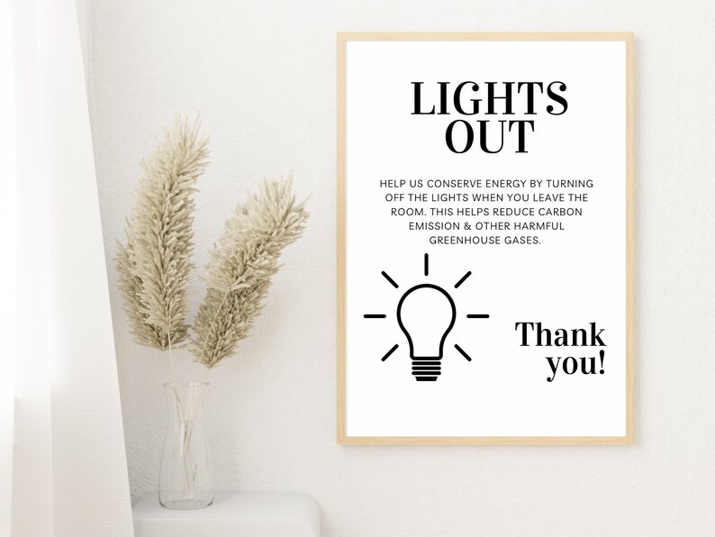 Airbnb Sign Bundle Template Eco Friendly, Airbnb Signage, Recycle Sign ...