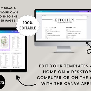 Airbnb Guest Turnover Binder Template, Editable Airbnb Inventory ...