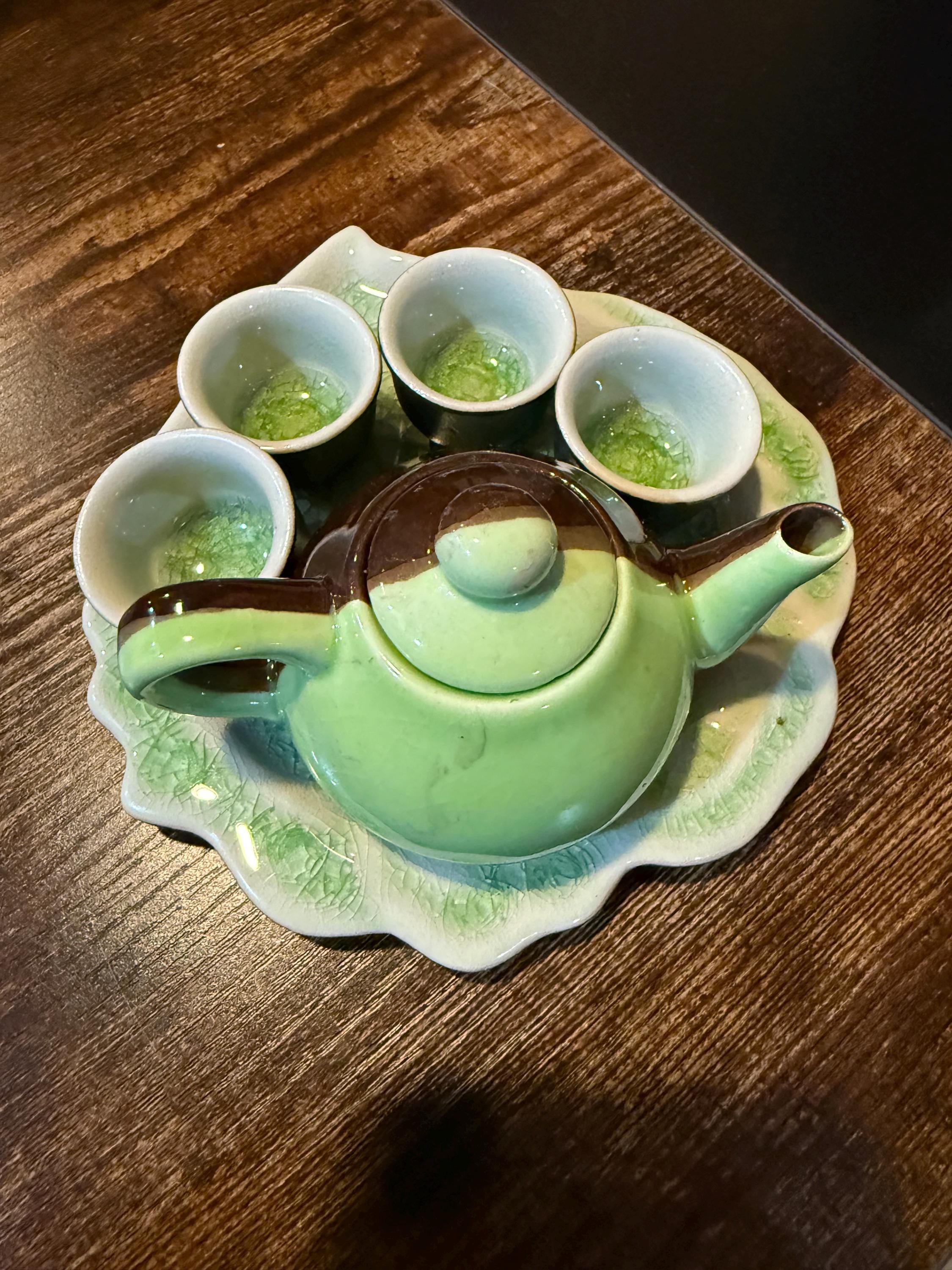 Vietnamese Tea Set From Vietnam Bat Trang Family - Etsy