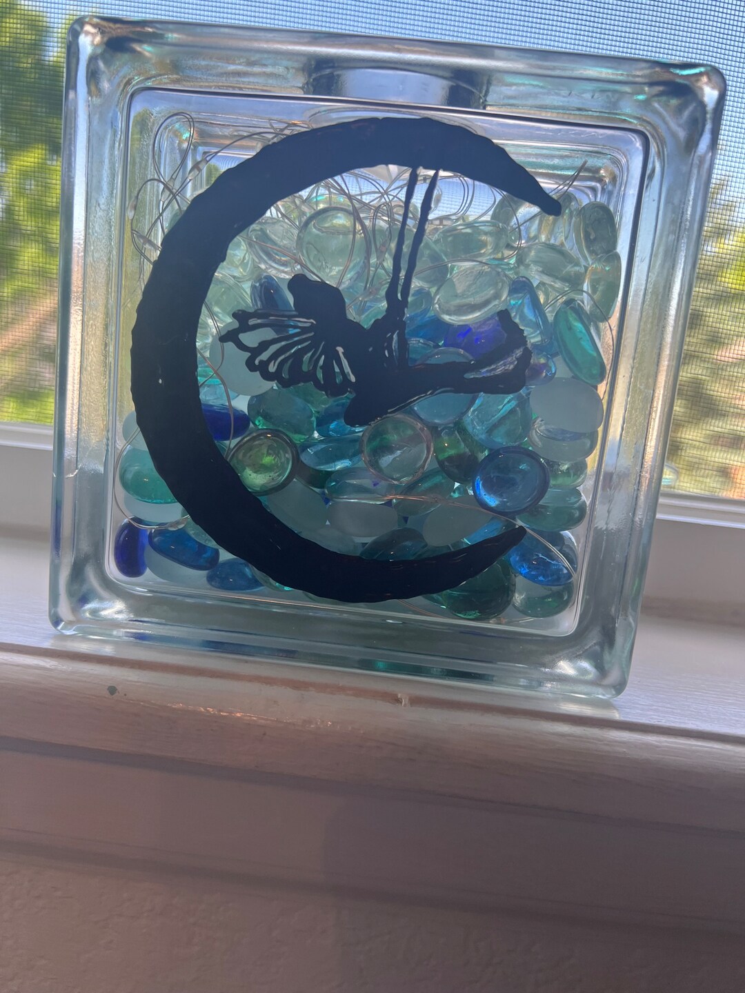 Glass Block Crafts - Etsy