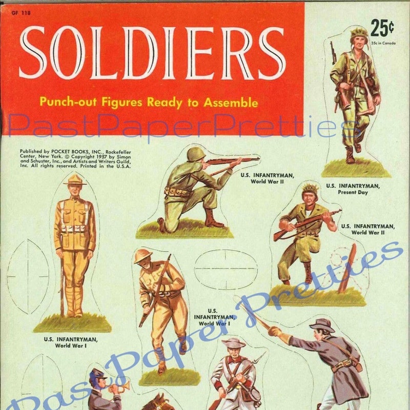 Vintage Ww Toy Soldiers - Etsy
