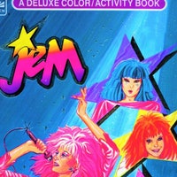 Vintage Jem and the Holograms Giant Coloring Book 1985 Printable PDF ...