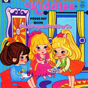 Vintage Paper Dolls Liddle Kiddles Playhouse Kiddles Furniture - Etsy