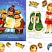 Vintage Christmas Paper Dolls School Children Nativity Christmas Play ...